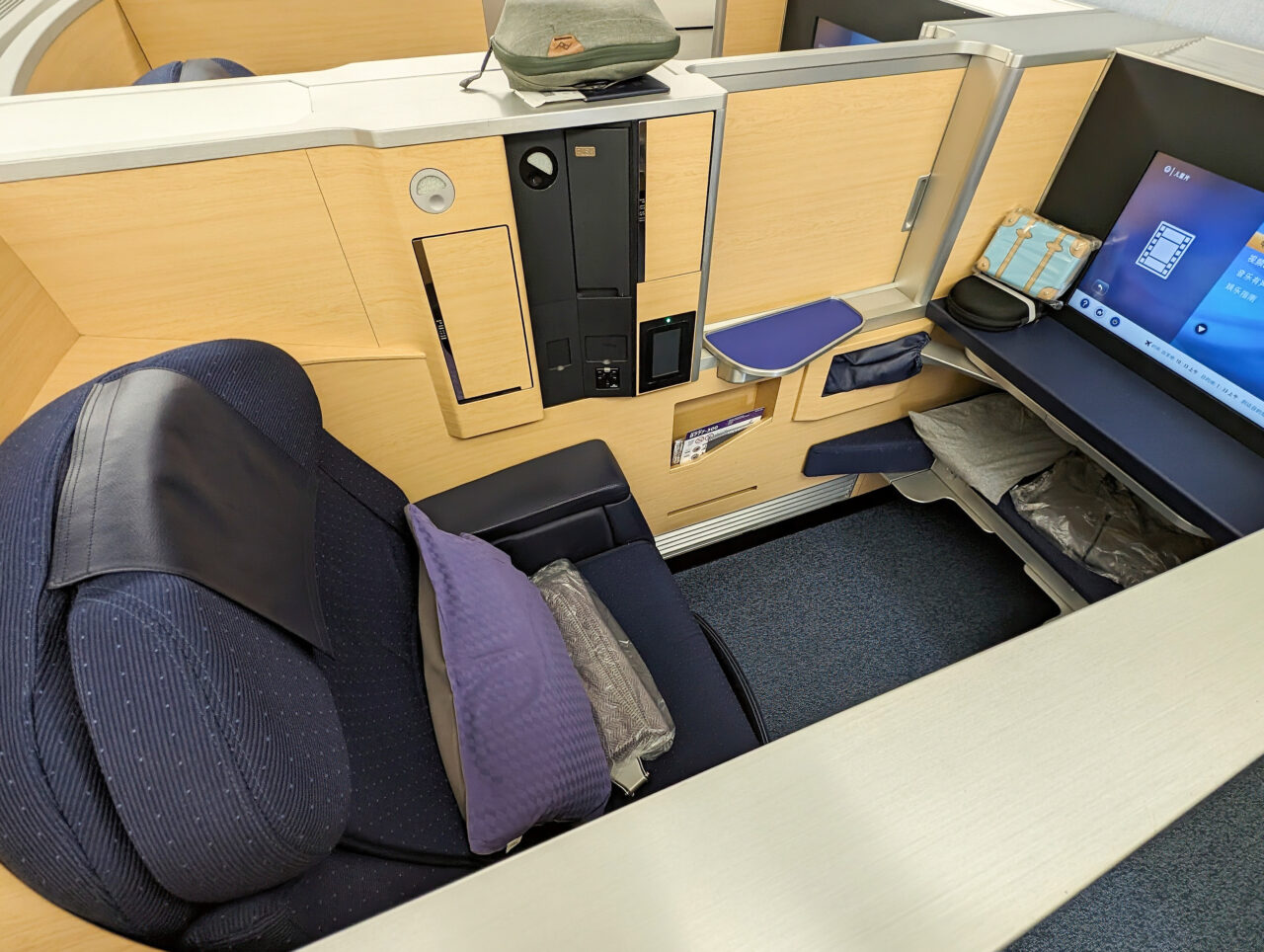 ANA First Class from ORD to NRT – Roving Sun